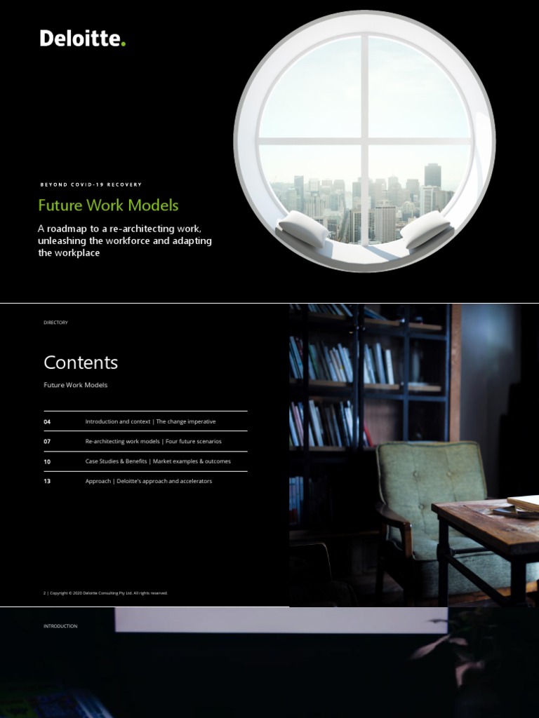 Deloitte Au HC Future Work Models 121120 PDF | PDF | Economies | Business