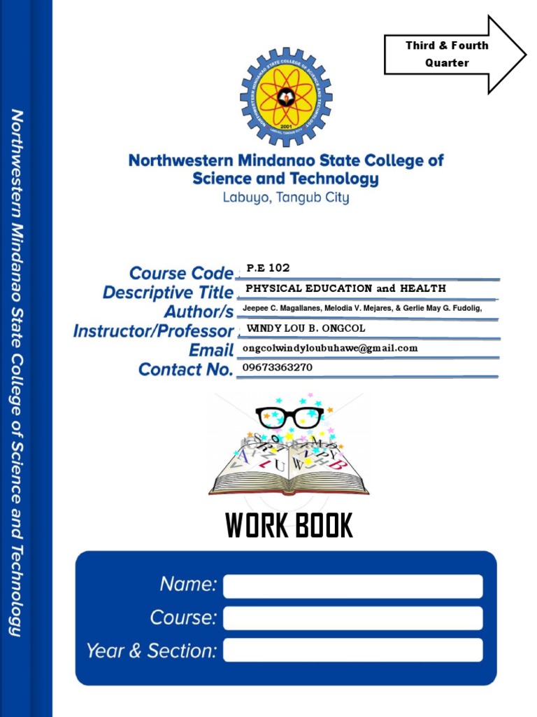 Pe 102 Work Book | PDF | Physical Education | Ball Games