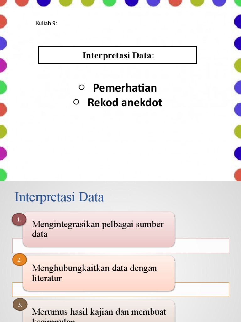 Kuliah 9 - Interpretasi Data | PDF
