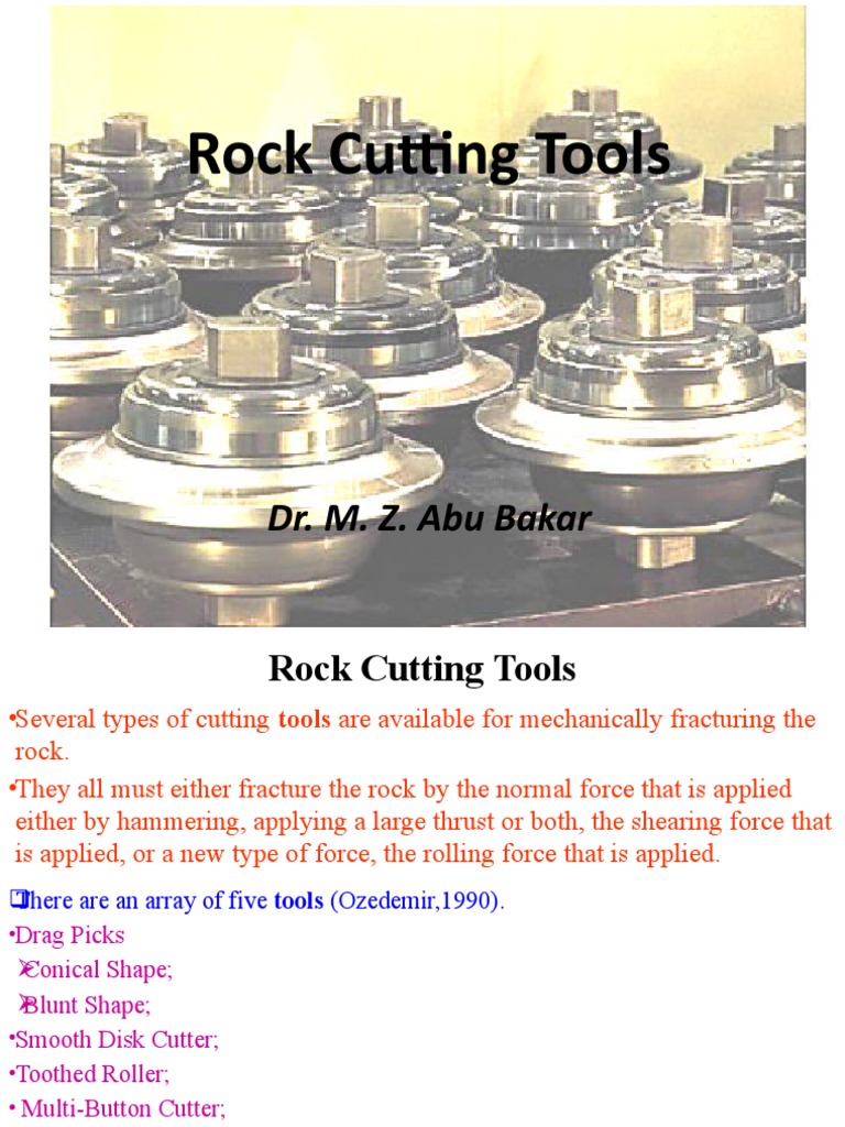 Lec9-Rock Cutting Tools | PDF | Fracture Mechanics | Building Engineering