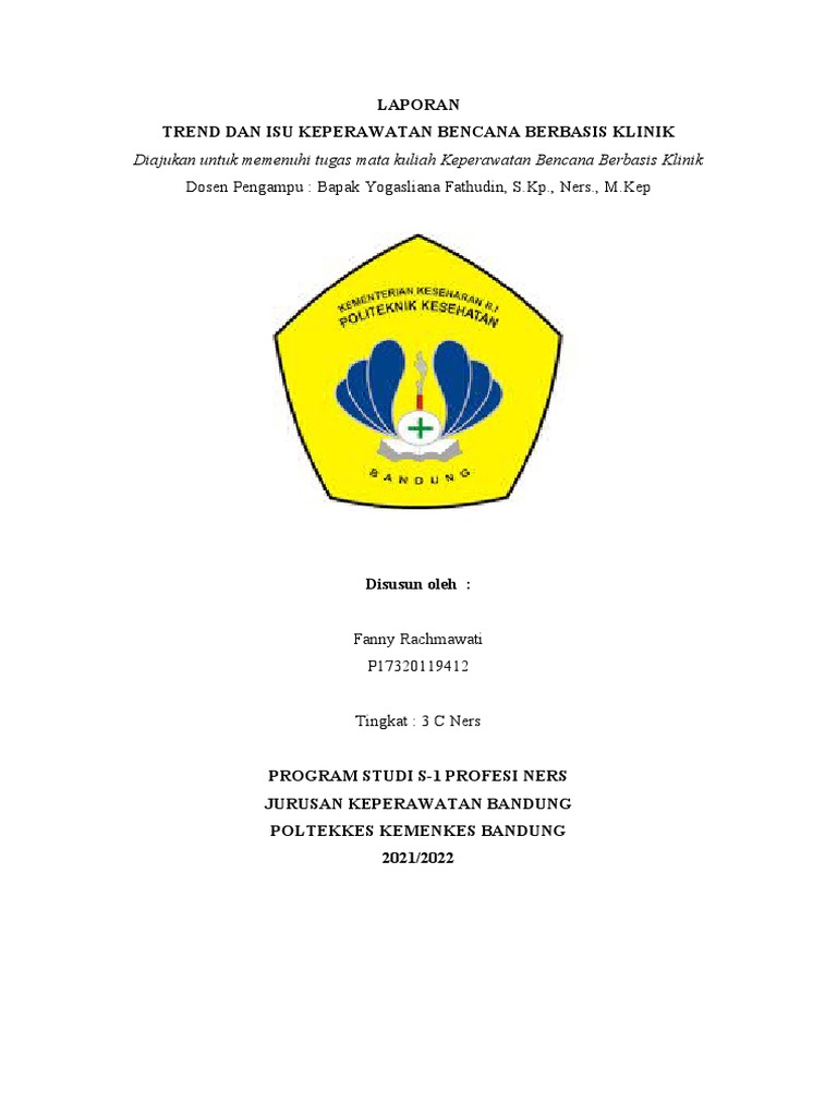 Laporan Trend Isu KBBK (Fanny Rachmawati-P17320119412) | PDF