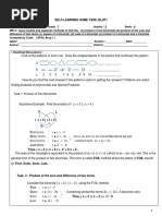 Special Products Worksheet | PDF