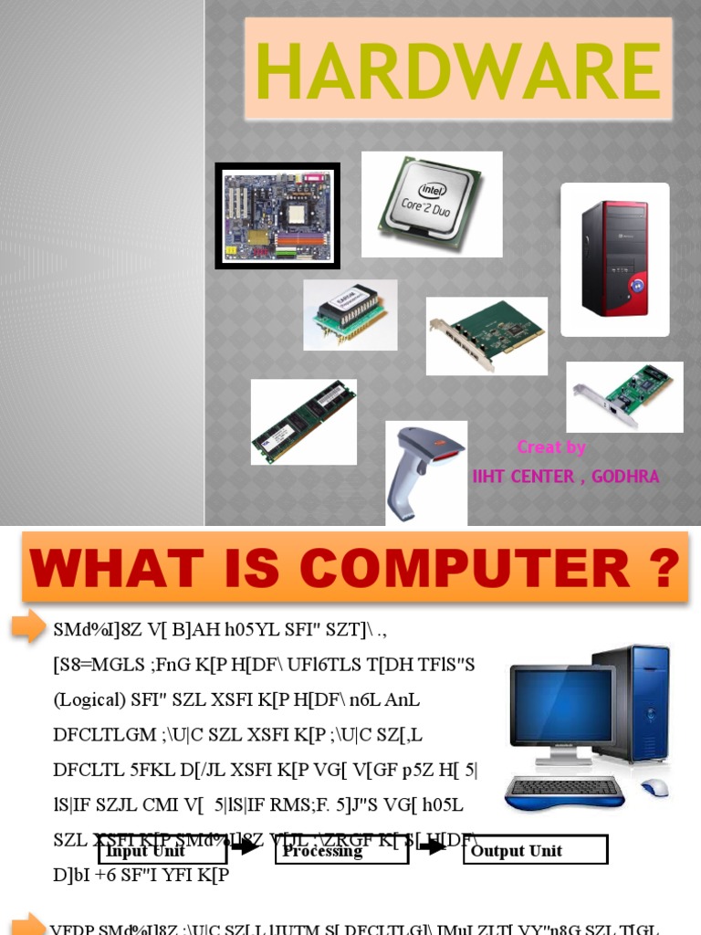 HARDWARE Theory Book | PDF | Read Only Memory | Manufactured Goods