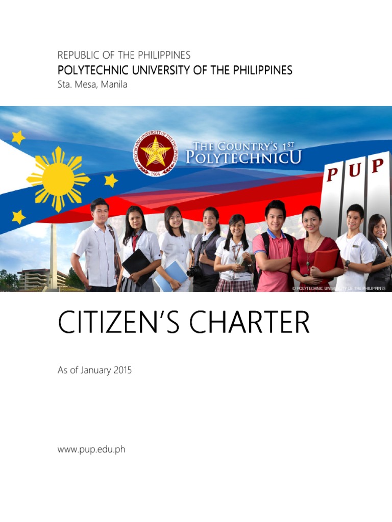 PUP Citizen's Charter Overview 2015 | PDF | University And College ...