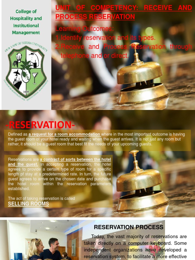 Receive and Process Reservation 7 | PDF | Travel Agency | Computing