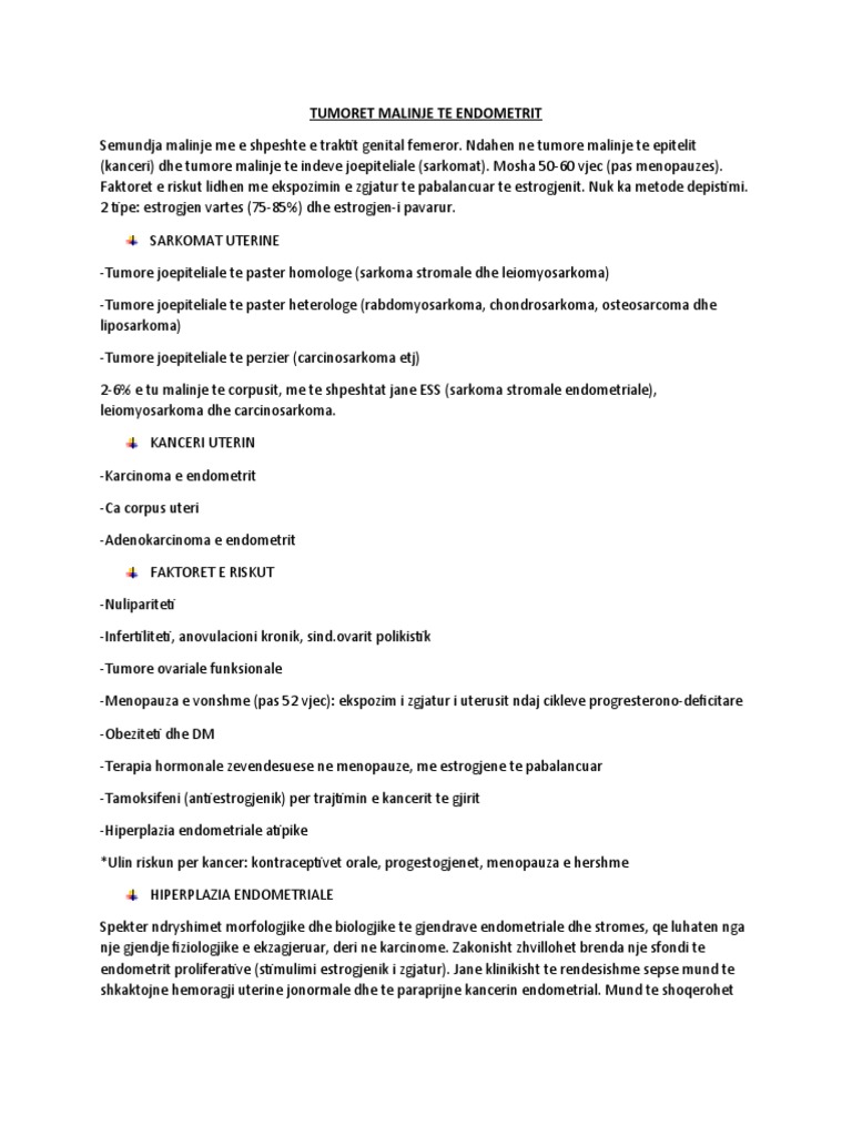 Kanceri I Endometrit | PDF