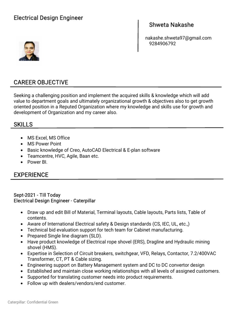 Electrical Design Engineer | PDF | Electrical Engineering