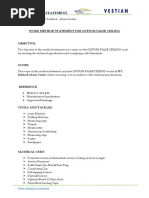 Work Method Statement For Roof Sheeting Works | PDF | Crane (Machine ...