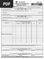 Bir Form 2307 Sample | PDF | Withholding Tax | Corporate Tax