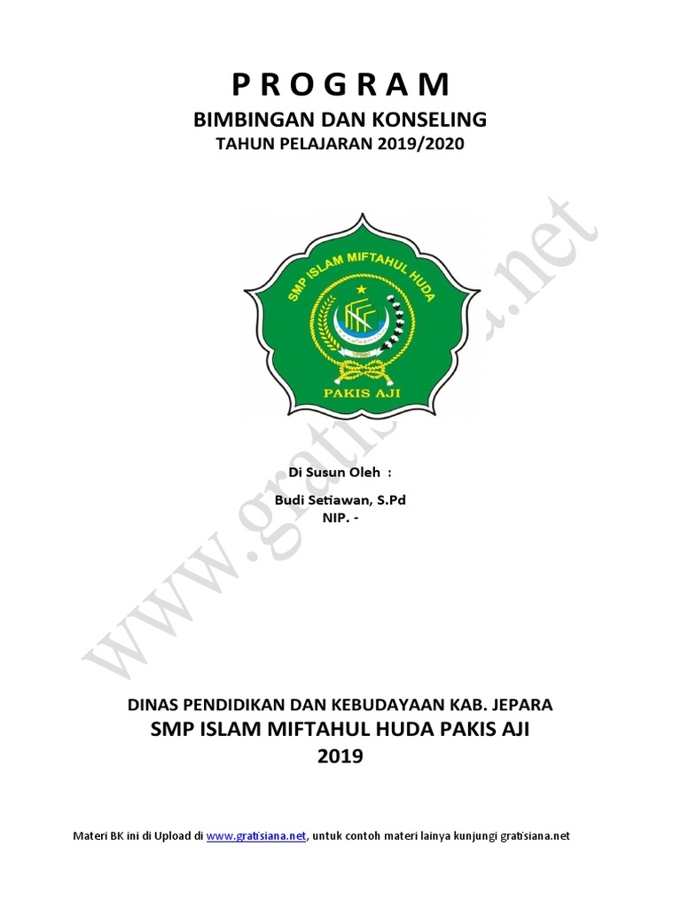 Contoh Program BK Sesuai POP TP 2019-2020 | PDF