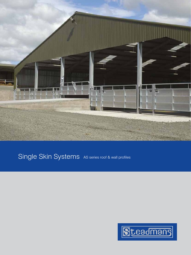 Single Skin Systems: AS Series Roof & Wall Profiles | PDF | Economic ...