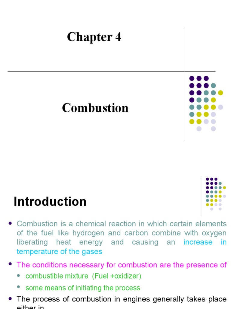 Chapter 4 - Ic Engine | PDF | Combustion | Internal Combustion Engine