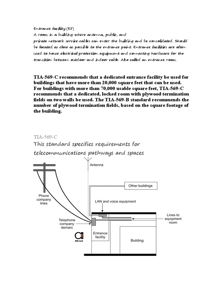 TIA-569-C: This Standard Specifies Requirements For Telecommunications ...