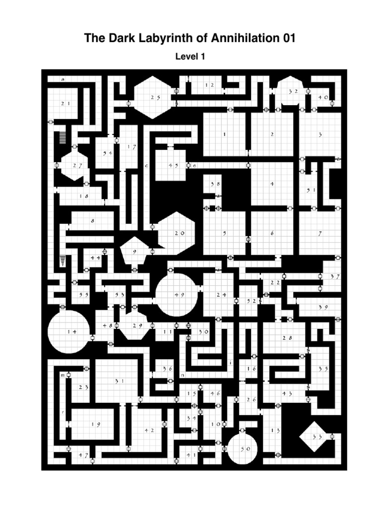 Dark Labyrinth of Annihilation Guide | PDF | Door