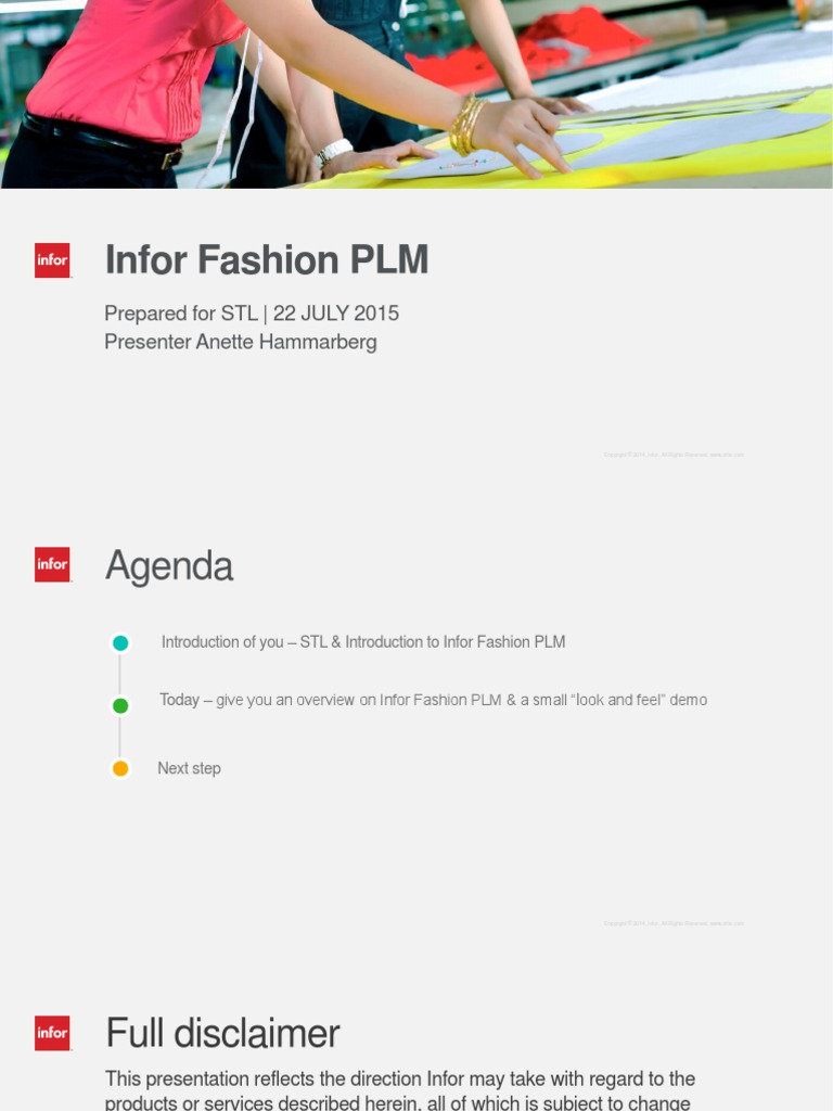 Infor 03. Infor Fashion PLM | PDF | Product Lifecycle | Web Application