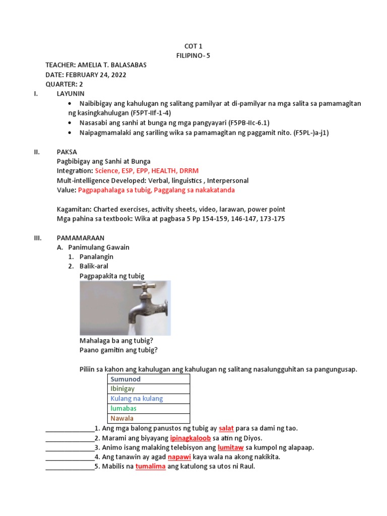 Cot 1 Pdf
