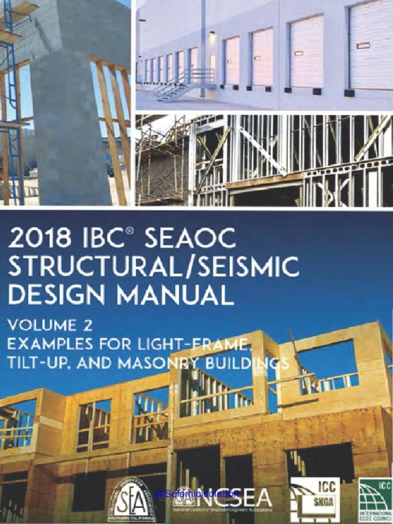 2018 Ibc Seaoc Structural Seismic Design Manual Volume 2 Examplespdf ...