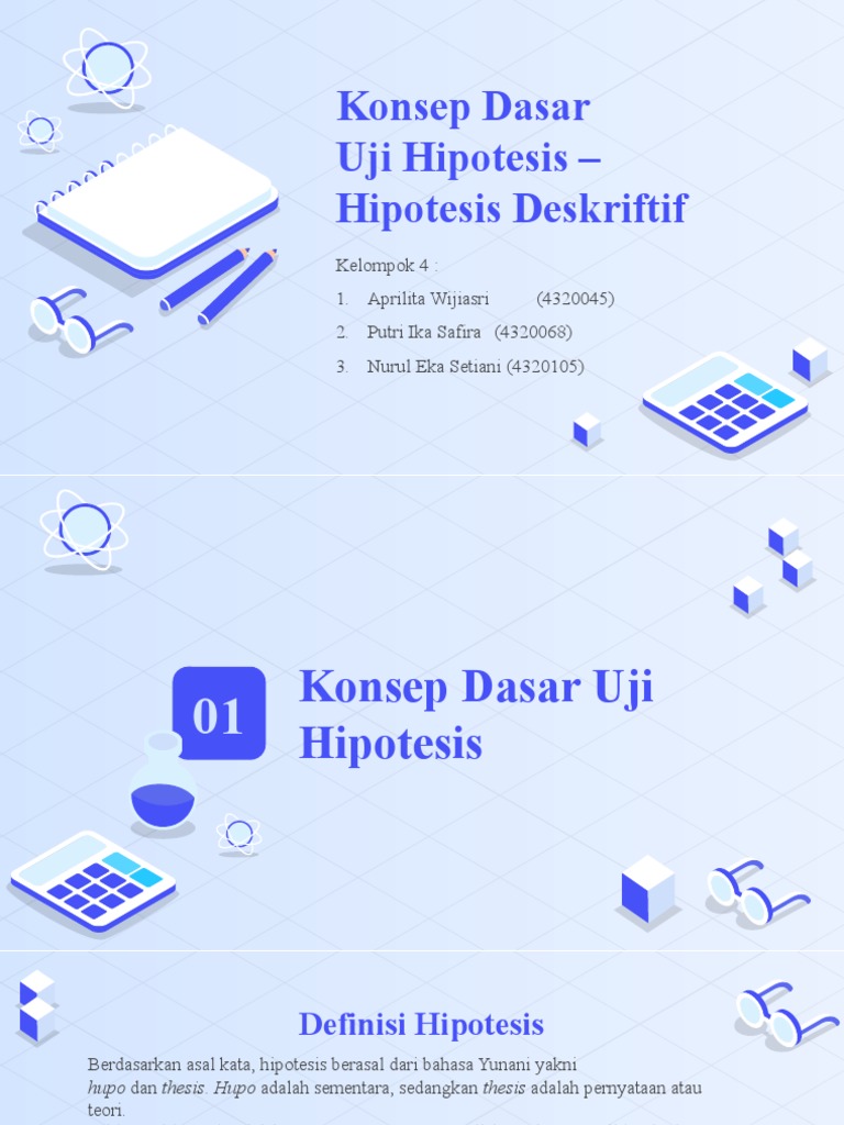 Konsep Dasar Uji Hipotesis - Hipotesis Deskriptif | PDF | Metode ...