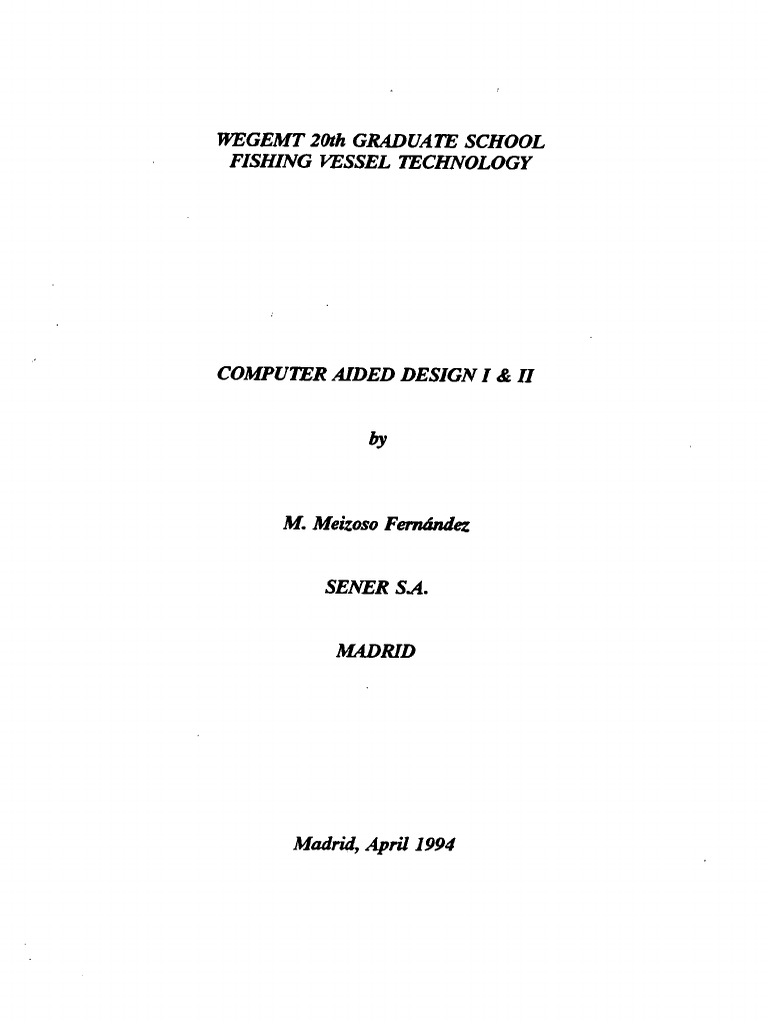 13 - Computer Aided Design I & II A | PDF | Computer Aided Design | Databases