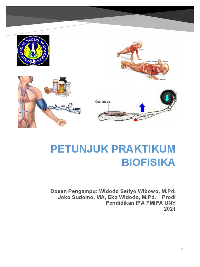 Petunjuk Praktikum Biofisika 2021 Rev | PDF | Sains & Matematika