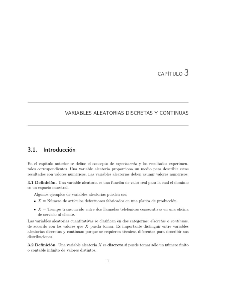 Variables Aleatorias | PDF | Variable aleatoria | Diferencia