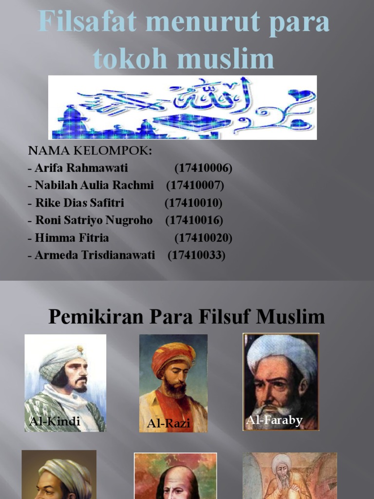 Filsafat Tokoh Muslim Terkenal | PDF | Filsafat