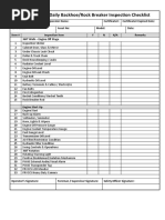 Asphalt Cutter Checklist | PDF