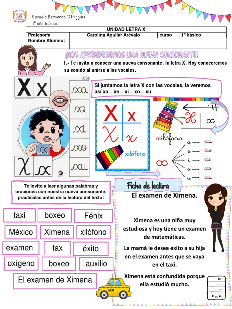 Avance Letra X | PDF