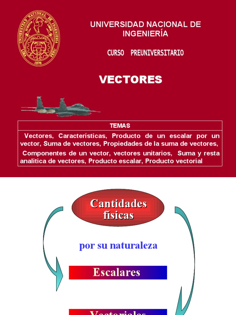 04 Vectores | PDF | Vector Euclidiano | Cantidades fisicas