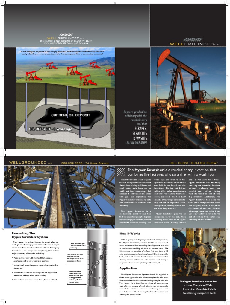 Brochure Hyper Scratcher | PDF | Casing (Borehole) | Pump