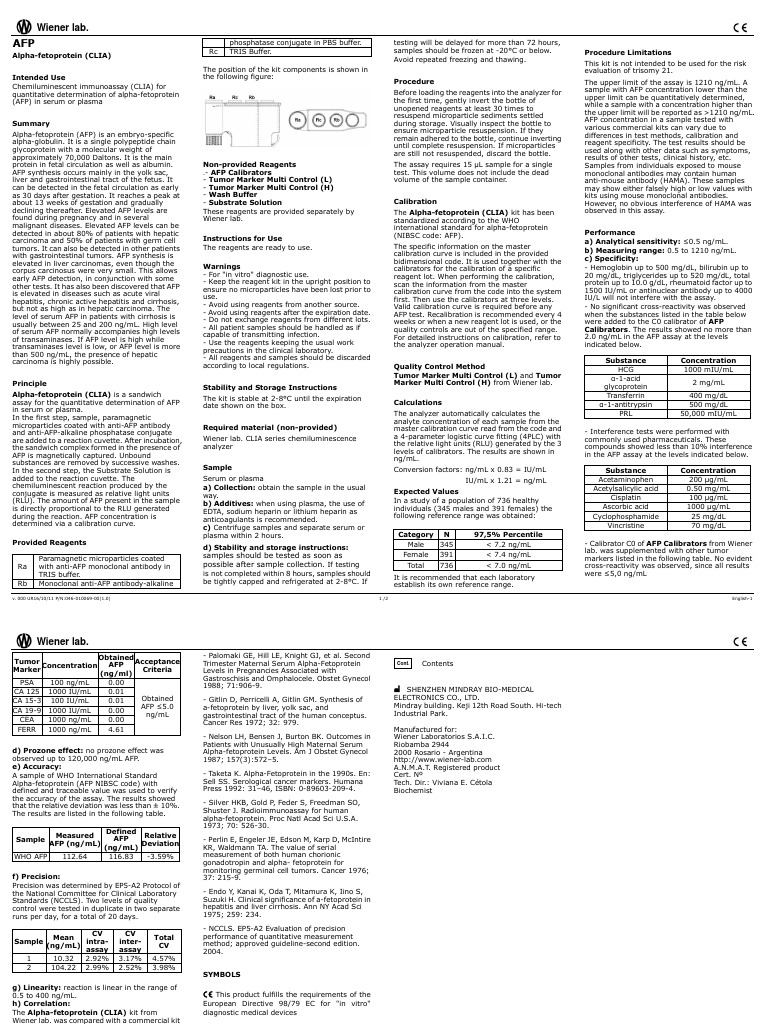 Wiener Lab.: Amples Should Be Tested As Soon As Possible After Sample ...