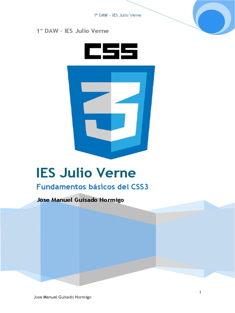 Manual CSS3 | PDF | Internet | Estándares del consorcio World Wide Web