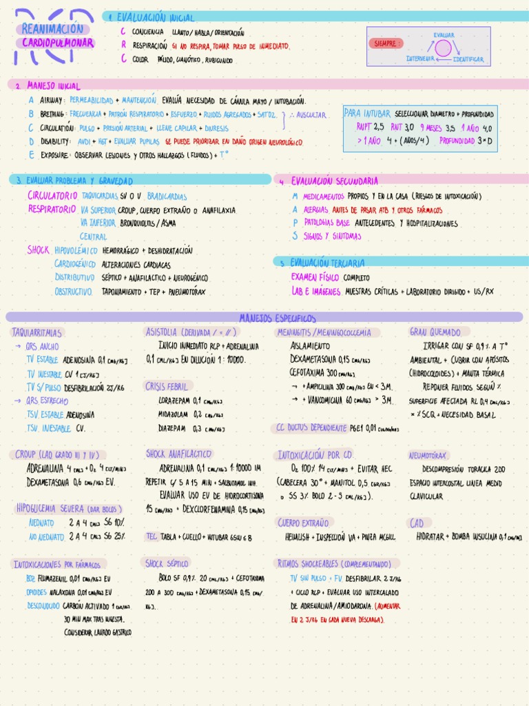 Resumen Prueba PALS | PDF | Medicina CLINICA | Epidemiología