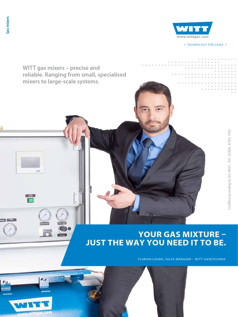 Your Gas Mixture - Just The Way You Need It To Be | PDF | Gases | Valve