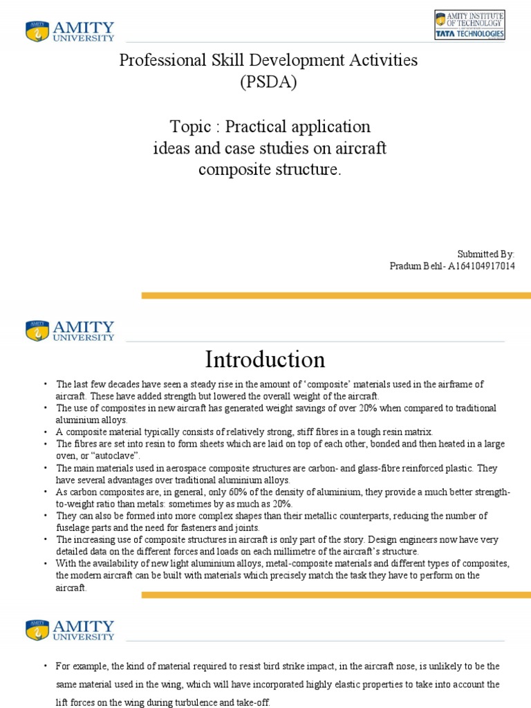 Professional Skill Development Activities (PSDA) Topic: Practical ...