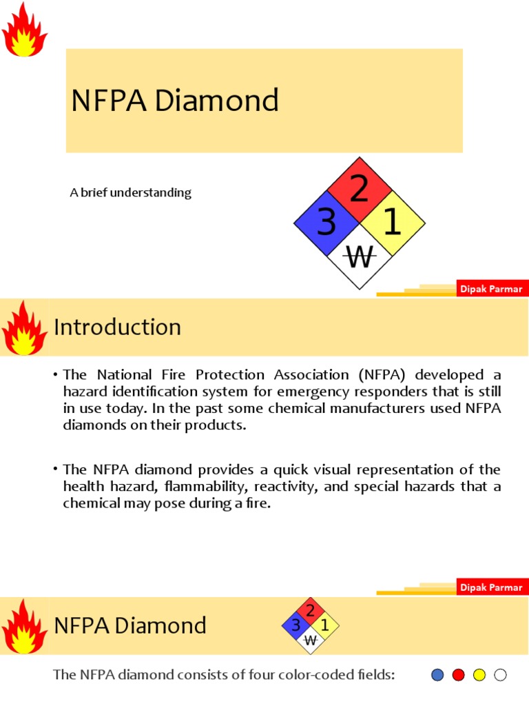 NFPA Diamond: A Brief Understanding | PDF