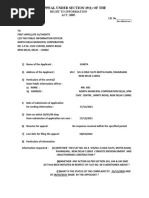 RTI Reply Format | PDF | Politics Of India | Government Of India