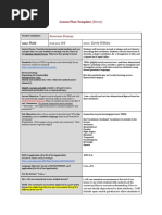 Cognitive Lesson Plan | PDF | Learning | Teachers