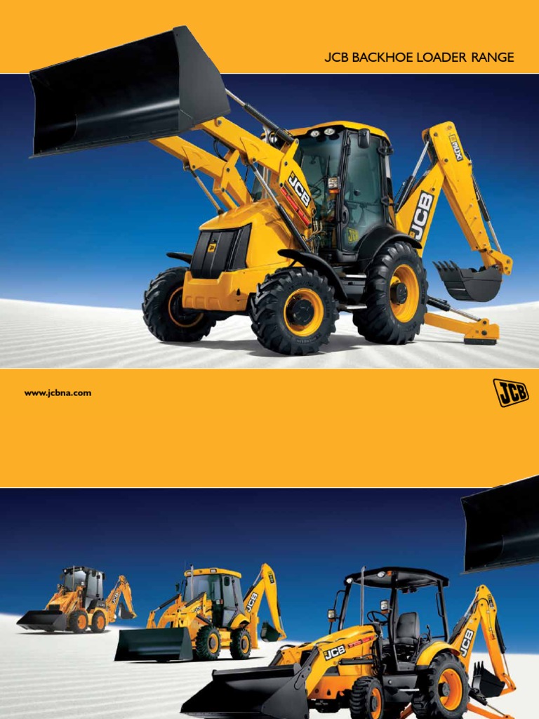 JCB Backhoe Loader Range (US) Mar 2011 | PDF | Loader (Equipment ...