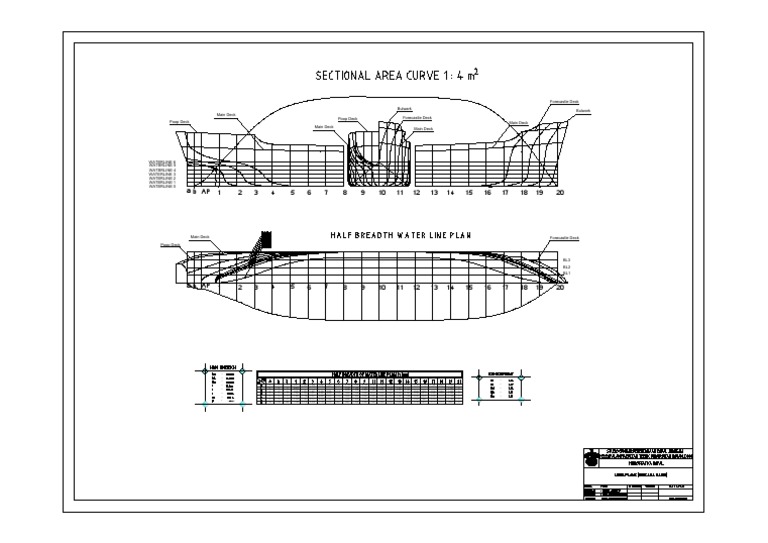Lines Plan | PDF | Ships