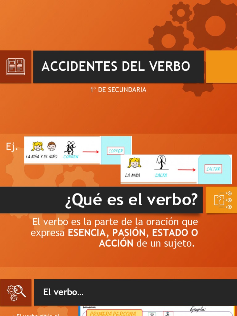 Accidentes Del Verbo | PDF | Verbo | Conjugación gramatical