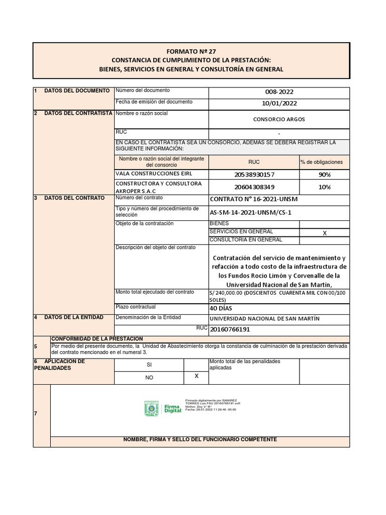 Formato 27 - 008-2022 (F) | PDF
