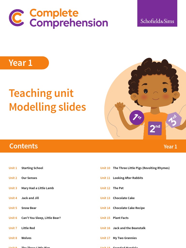 Year 1 Teaching Unit Modelling Slides | PDF | Cakes | Food And Drink