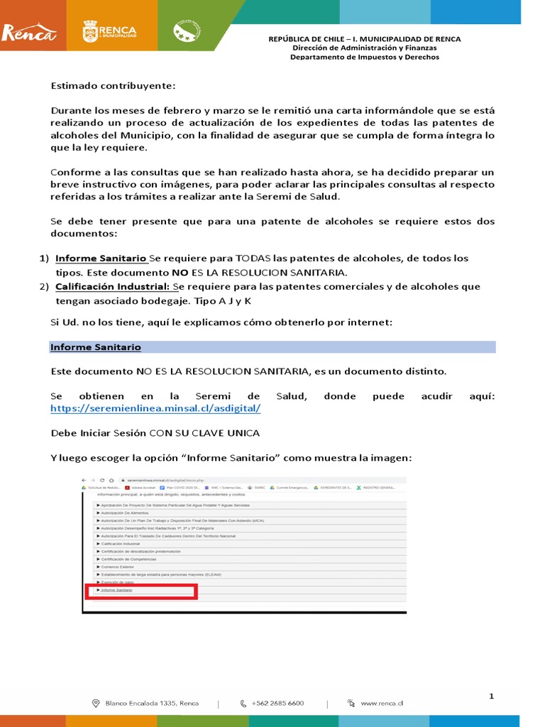 Documentos de La Seremi | PDF