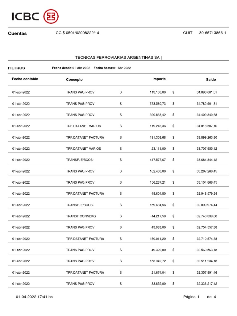 Icbc Multipay 1 | PDF