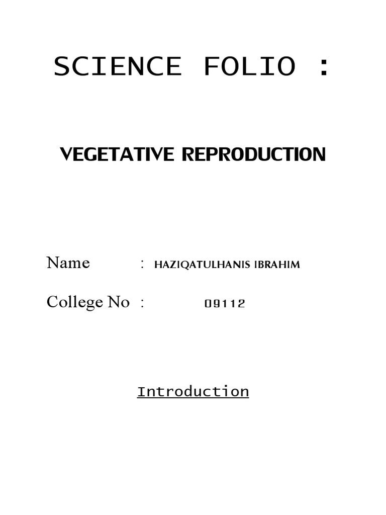 Science Folio:: Name: College No: 09112 | Download Free PDF | Plant ...
