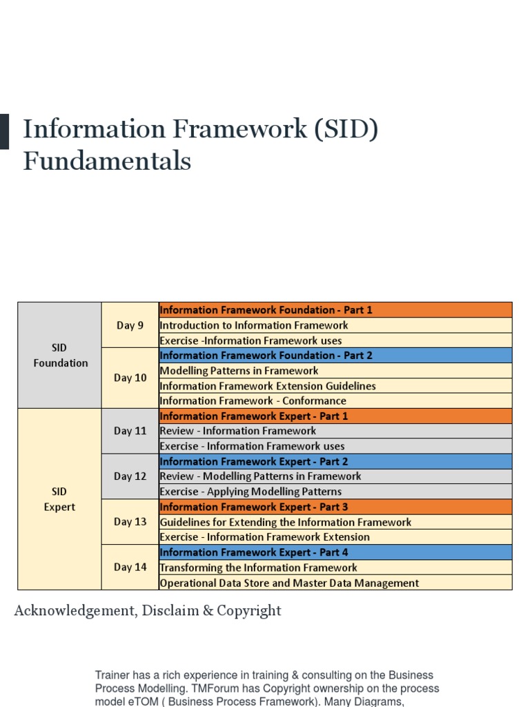 SID Fundamentals | PDF | Information | Expert