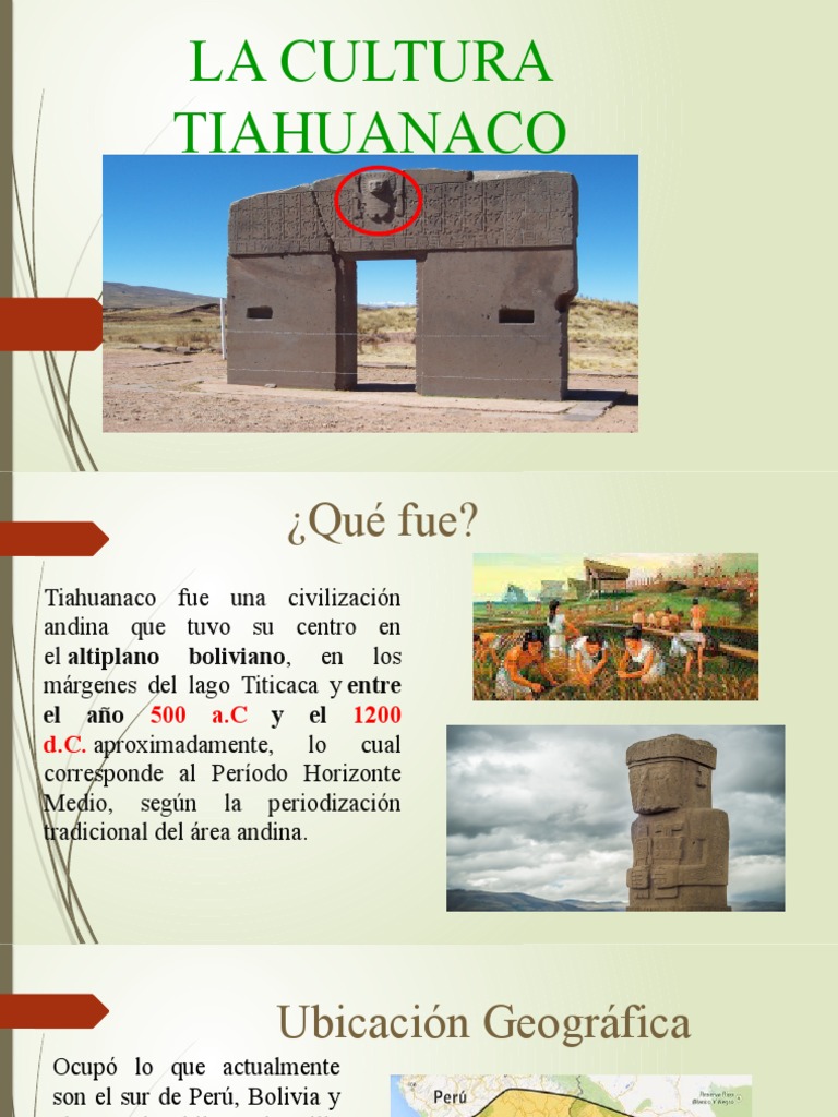 Cultura Tiahuanaco | PDF