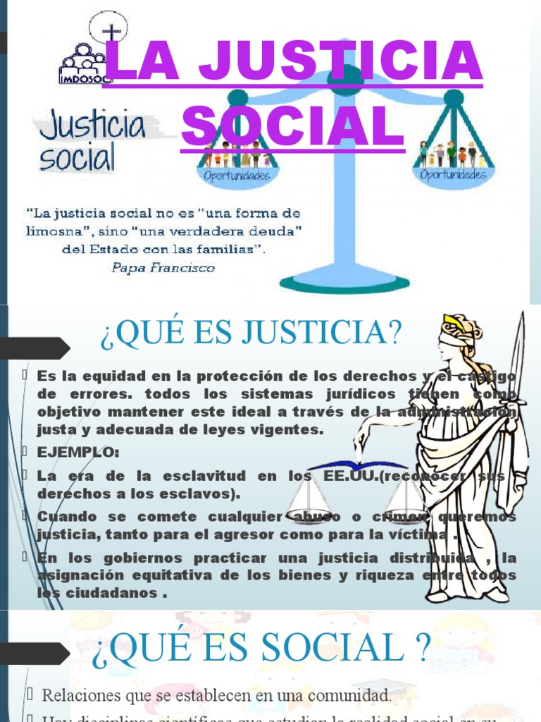 La Justicia Social Pdf Justicia Social Justicia