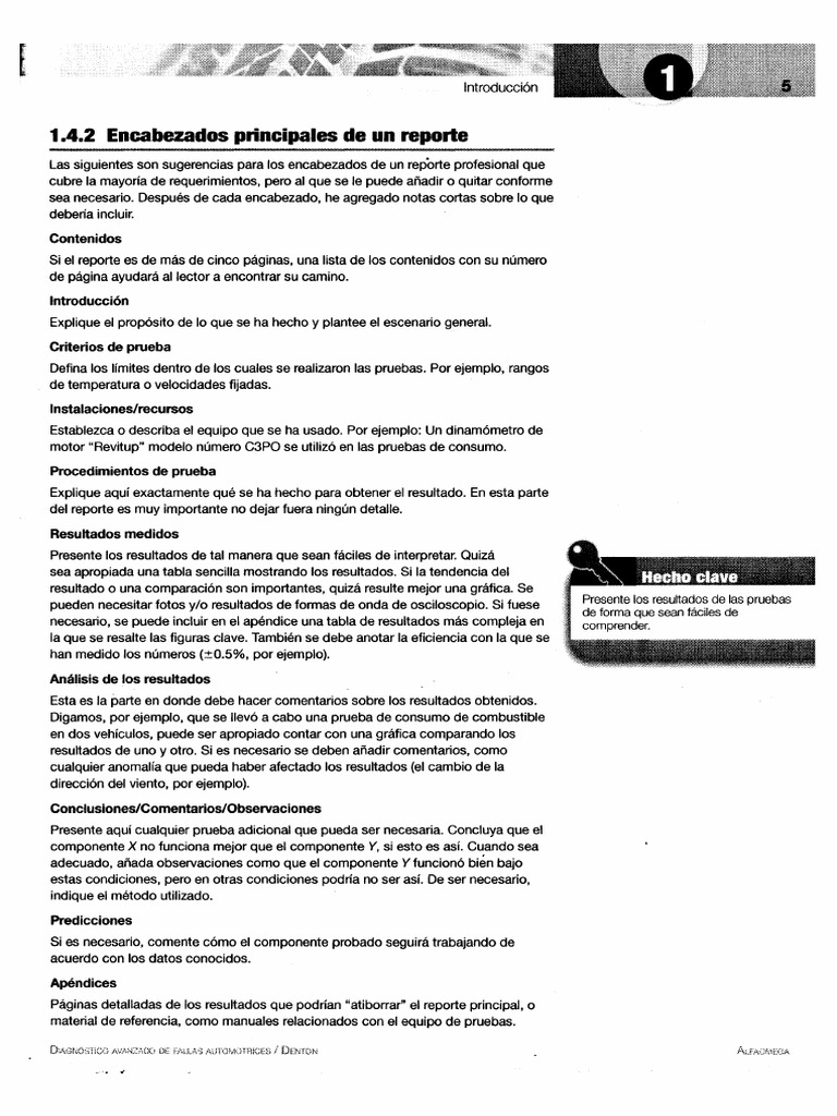 Ejemplo Reporte Trabajo | PDF